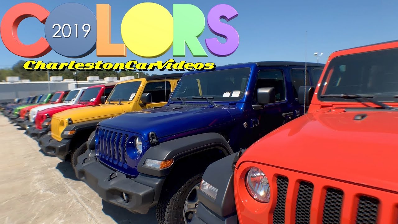 NEW 2019 Jeep Wrangler Exterior Color Choices 4K | Soft & Hard Top - Sport, Unlimited, Sahara Review