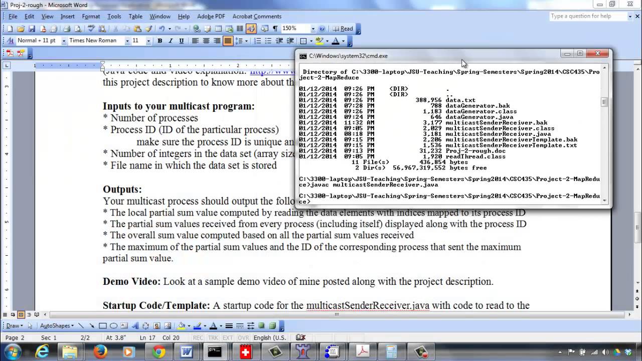 Project 2 SampleDemoVideo Multicast
