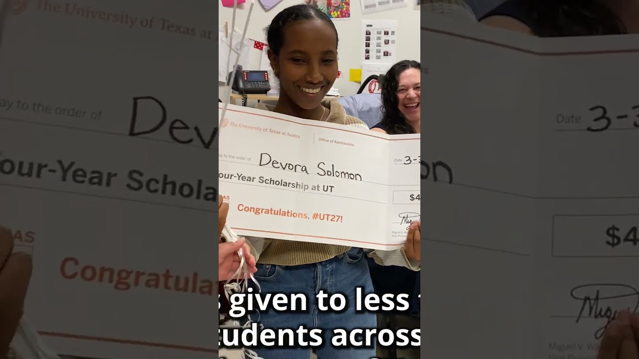 Devora Solomon UT Impact Scholarship Recipient