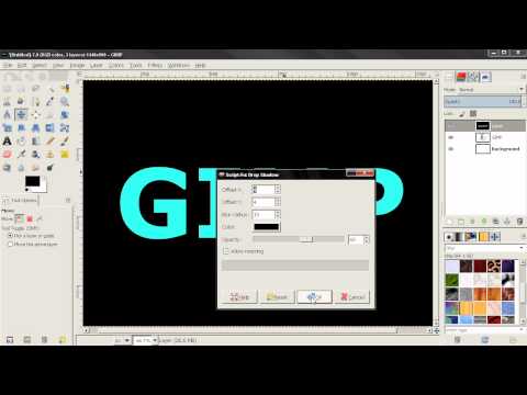 Inner Shadow Effect - GIMP Tutorial for Beginners Video Lecture - A GIMP 2.8 Tutorial for ...