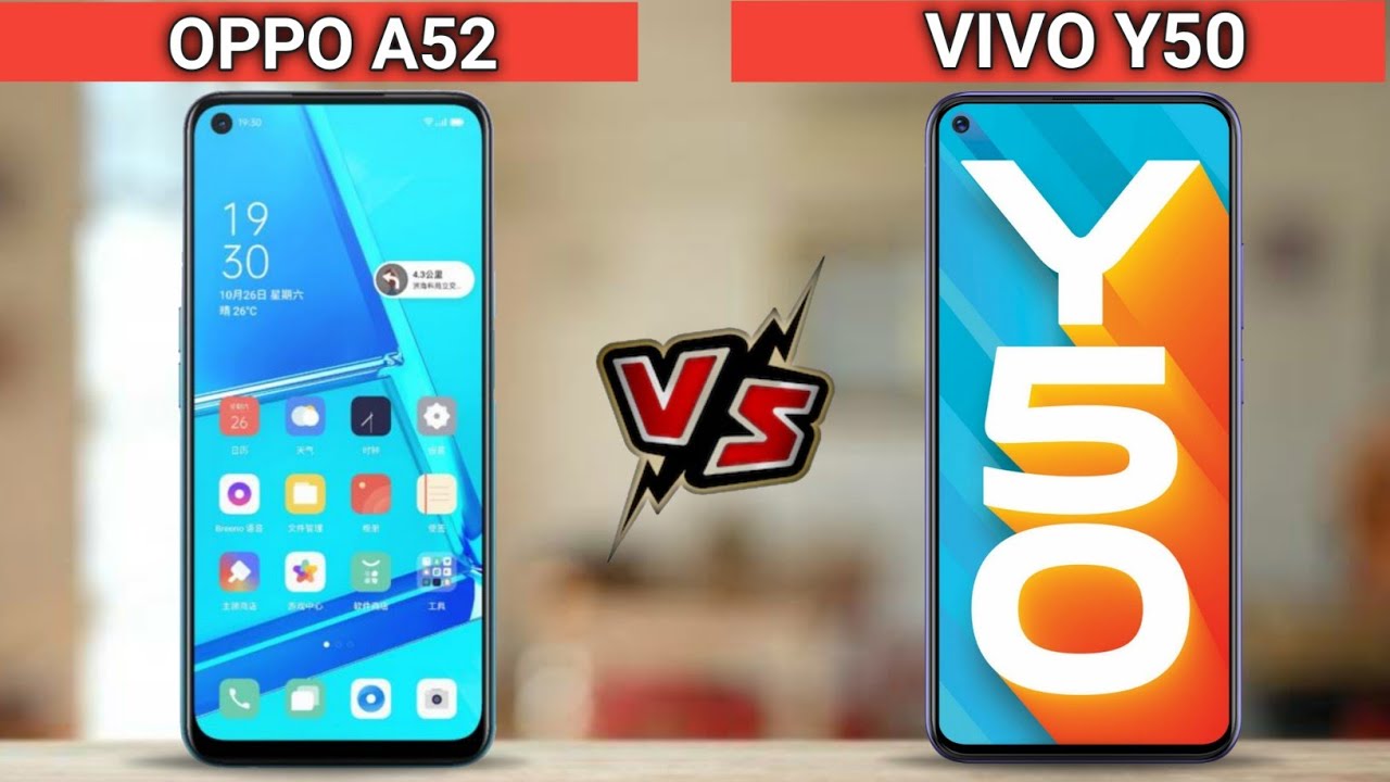 Vivo Y50 vs Oppo A52  | Reivew | Full Specification