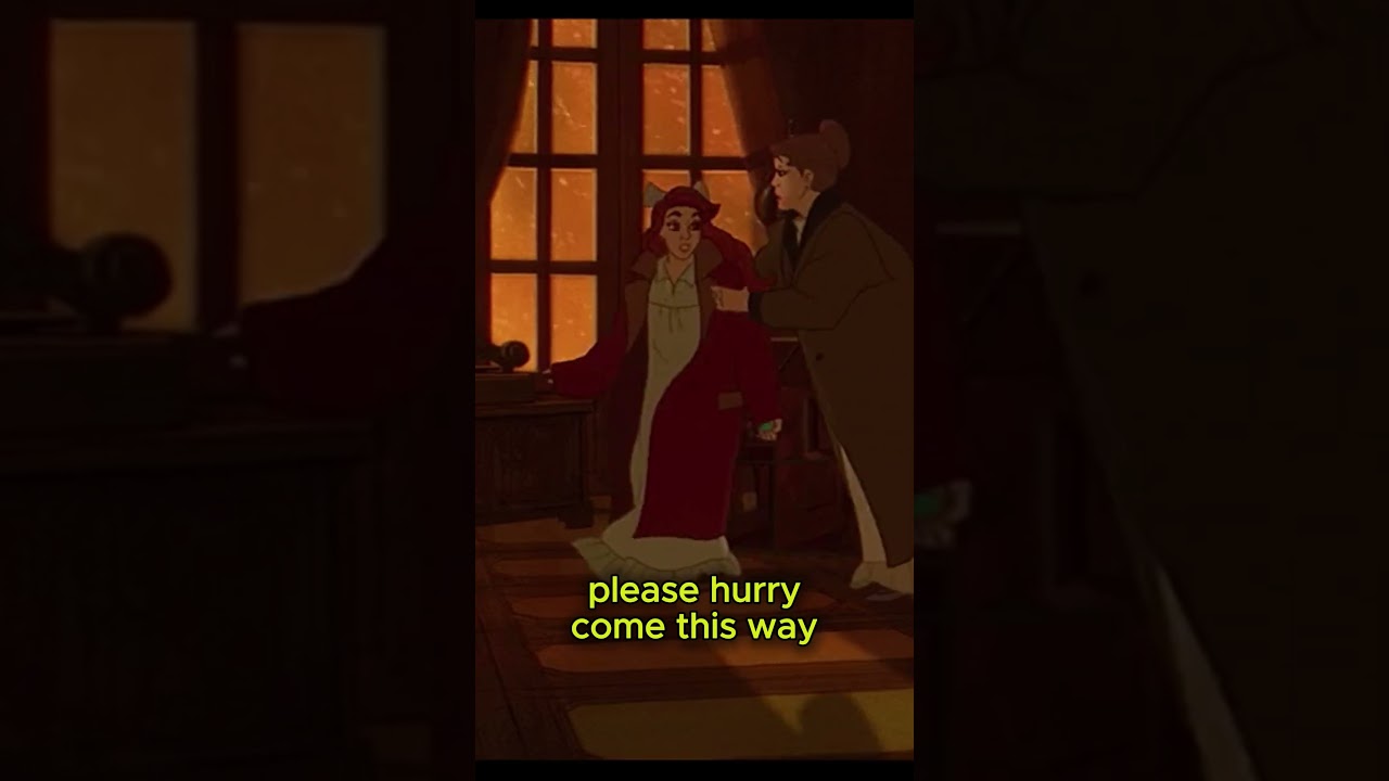 Anastasia is escaping from the castle