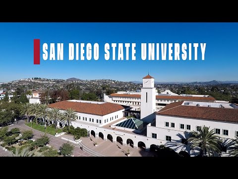 San Diego State University Aerial Campus Tour
