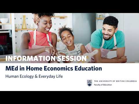 MEd in Home Economics Education 2024 Cohort - Program Overview