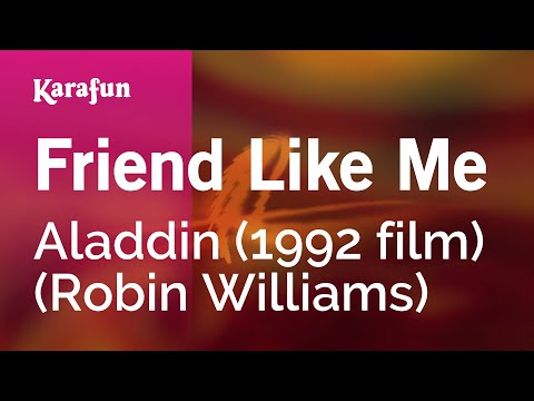 Friend Like Me - Aladdin (1992 film) (Robin Williams) | Karaoke Version | KaraFun