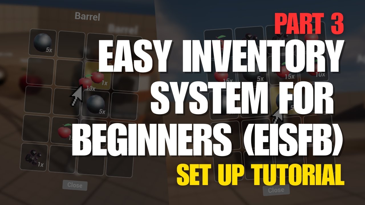 Part 3: Easy Grid Inventory System For Beginners - Set Up