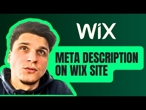 How Do I Meta Description On Wix Site