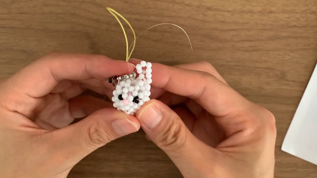 Beaded Rabbit Charm Part 4