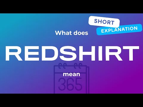 What does redshirt mean