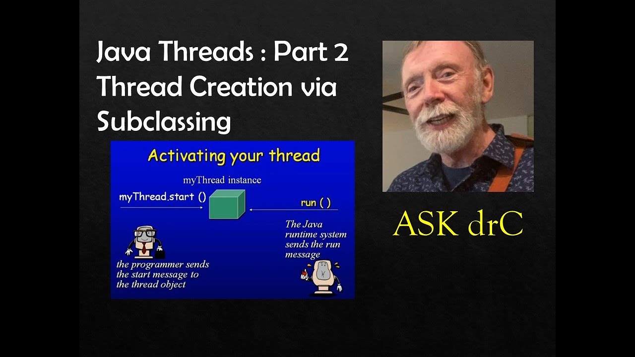 Java Threads 2: Creating threads using subclassing