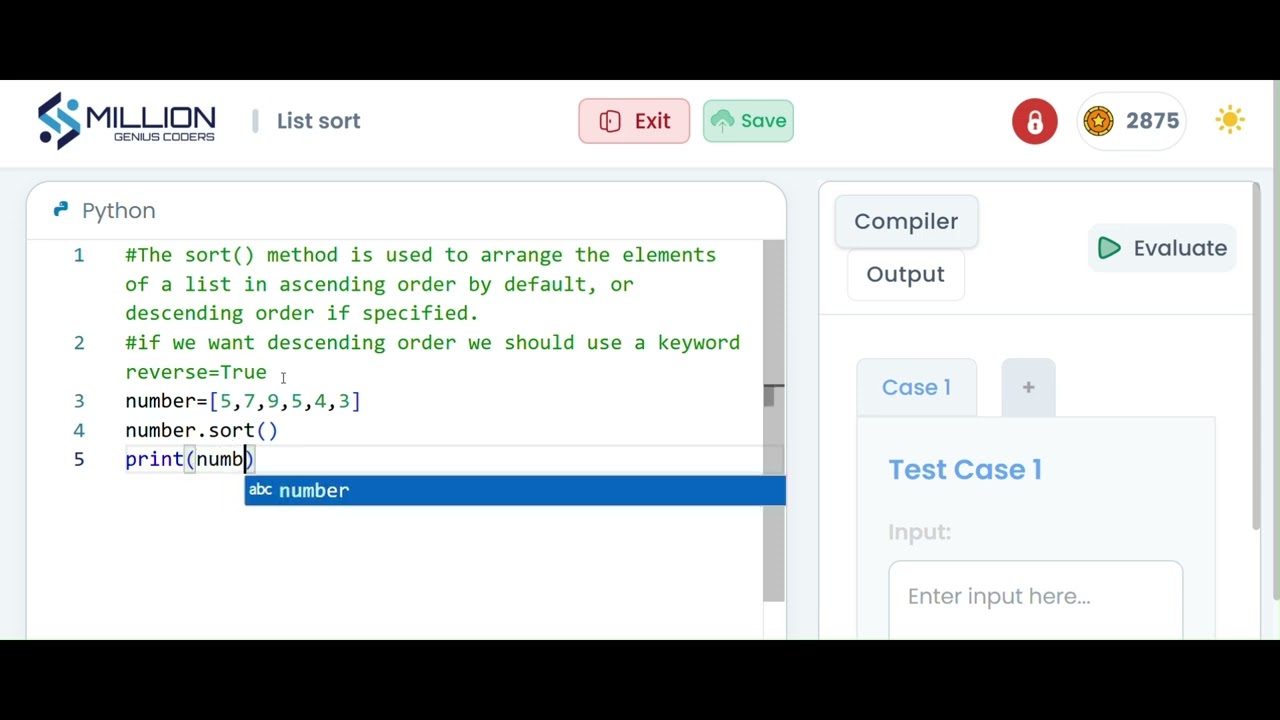 Stop Sorting Lists Manually | Learn Python .sort() Fast!