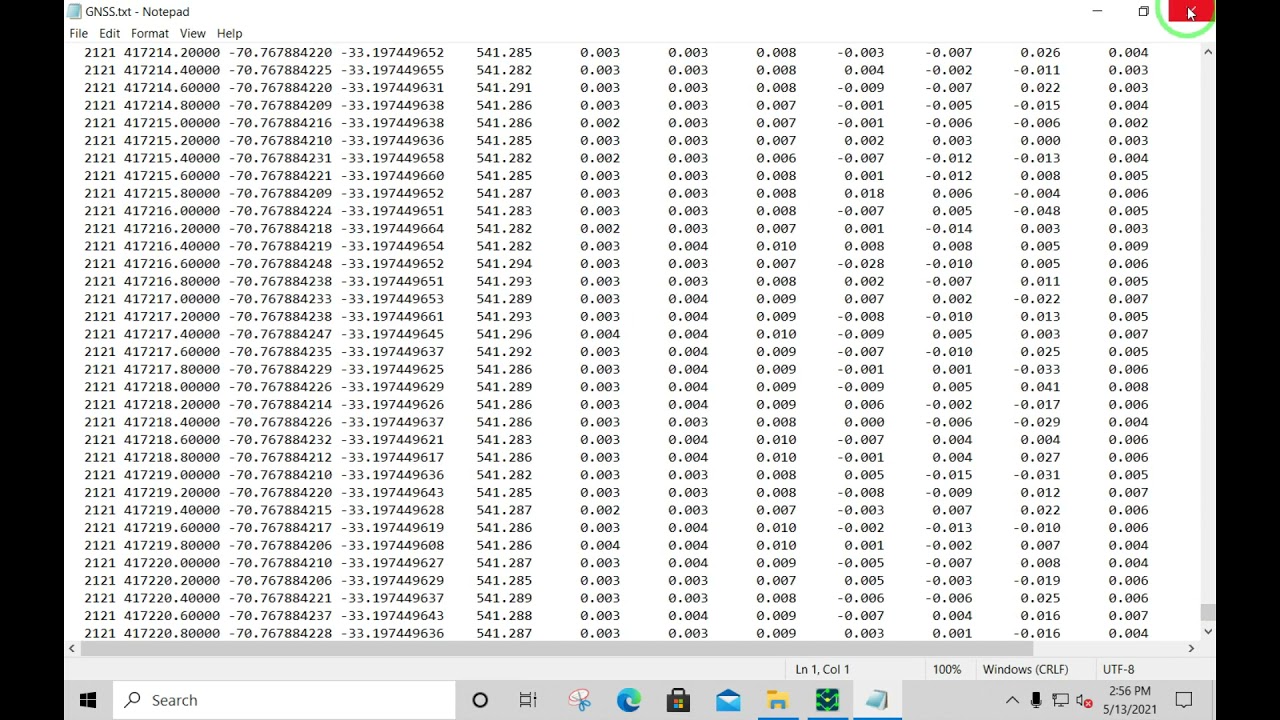 Trajectory Process    South American Client 1