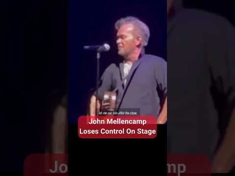 John Mellencamp Walks Off Stage Throwing A Fit