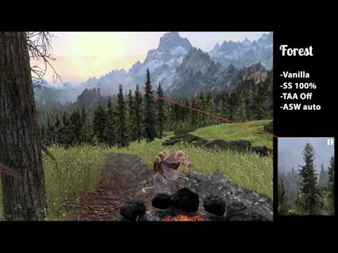 Skyrim VR VrVision & ENB Showcase (via Quest2 built-in recording)