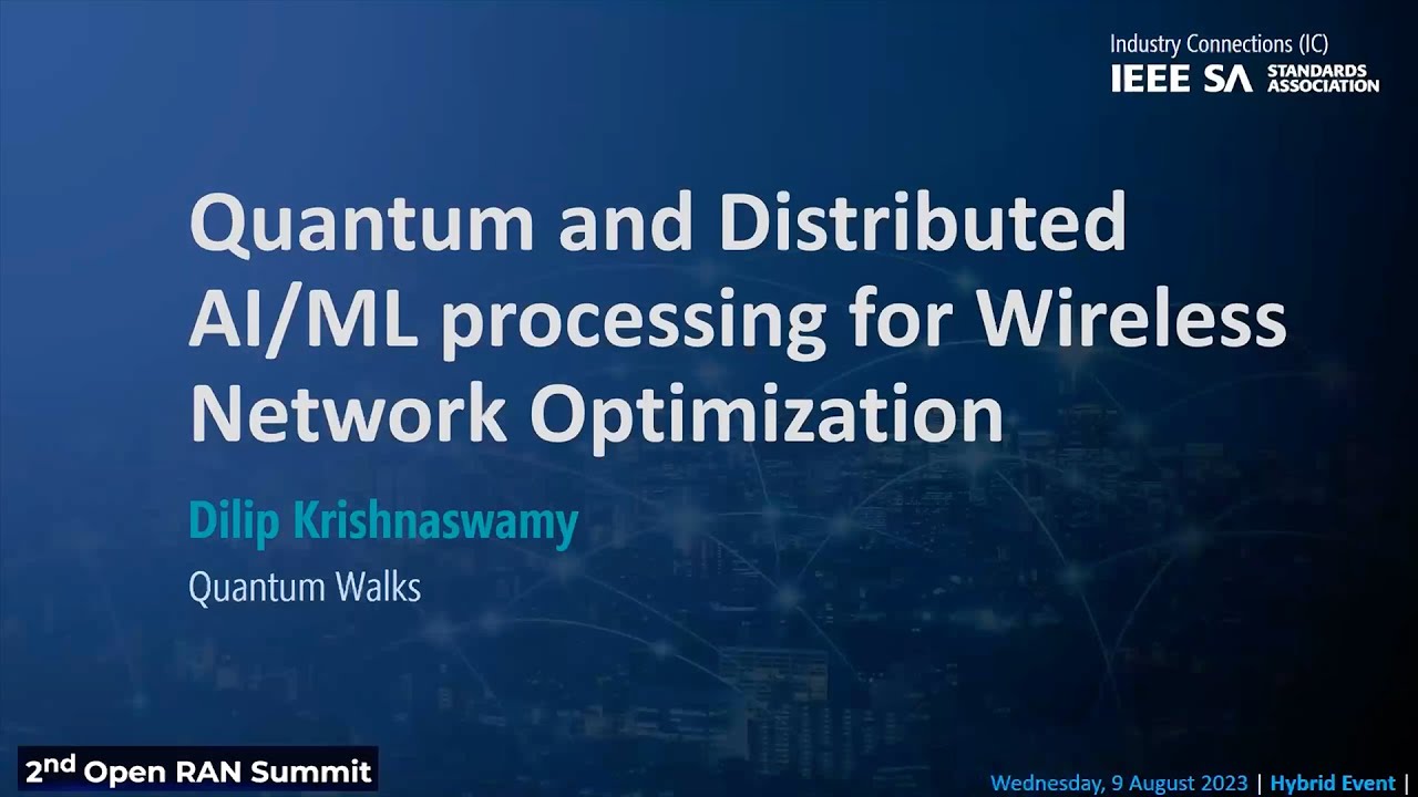 Quantum and Distributed AI/ML processing for Wireless Network Optimization