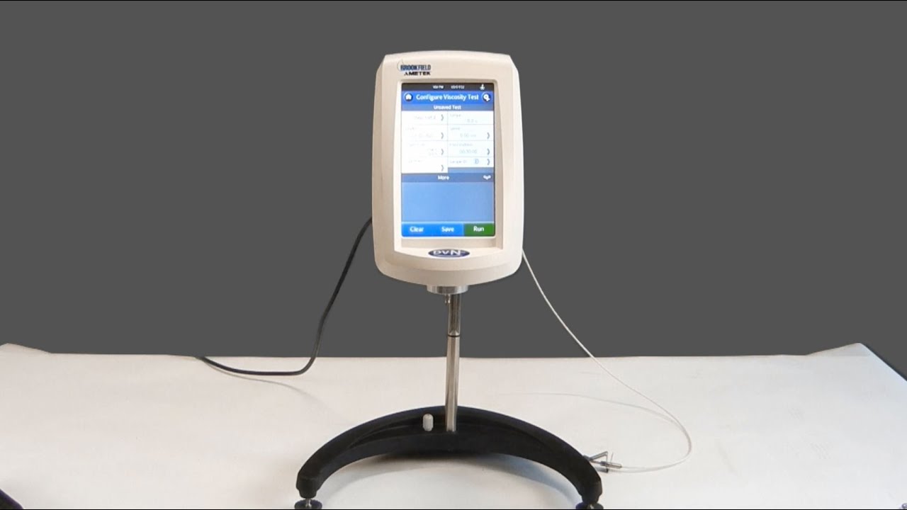 AMETEK Brookfield DVNext Rheometer Setup by Can-Am Instruments