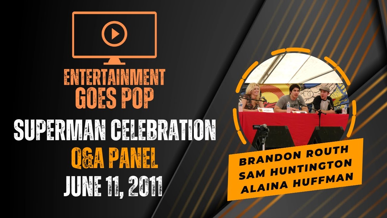 Brandon Routh - Sam Huntington - Alaina Huffman Q&A Panel - June 11, 2011 - Superman - Smallville
