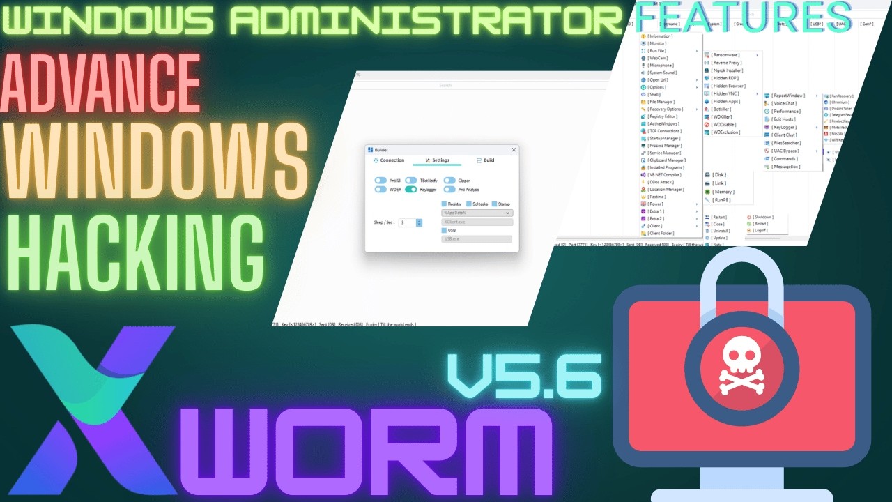 Xworm RAT v5.6 HVNC – Full Remote Control & Hidden VNC Access | Undetectable RAT 202