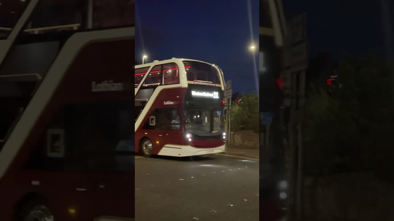 Lothian Buses Service 11 to Western Harbour (Bus 1113) in Edinburgh #lothianbuses #busspotter