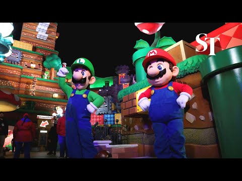 Super Mario warps into Universal Studios Hollywood