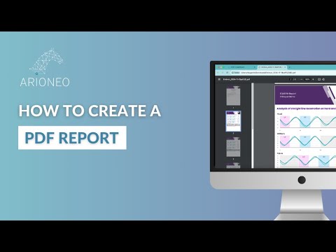 DASHBOARD VET Tutos: How to create a PDF report? 🖥