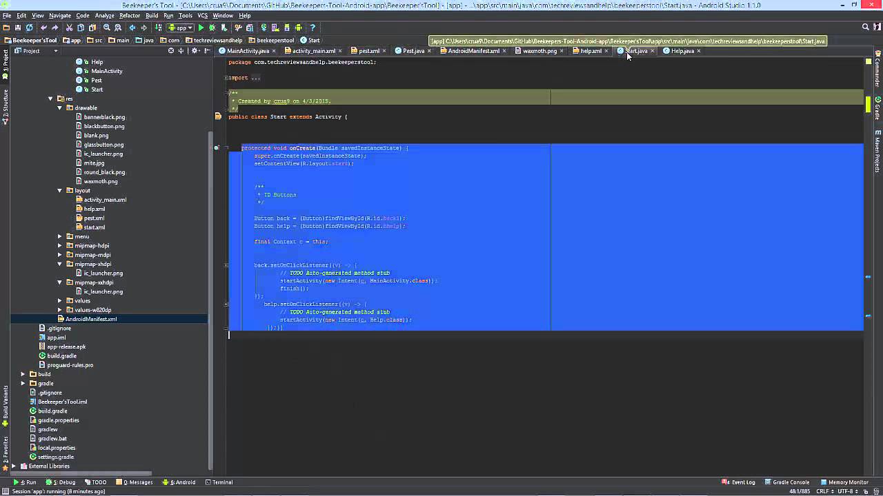 Android code How to add and modify image buttons
