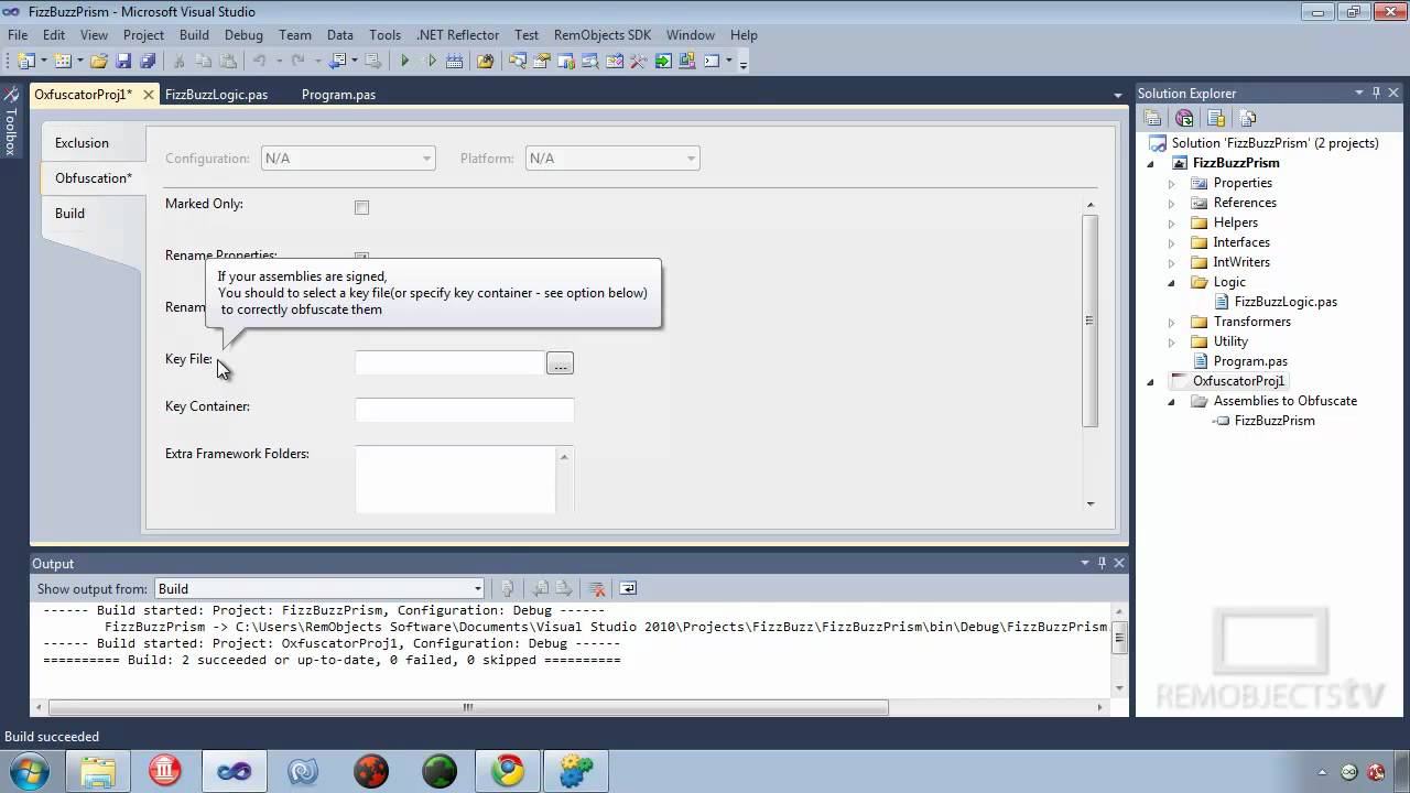 RemObjects Oxfuscator Introduction