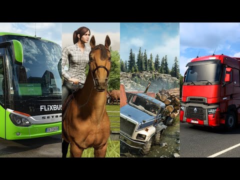Top best pc simulation games||Realistic graphics π²π³|Open world||mid specs 4gb ram||1gb graphics card