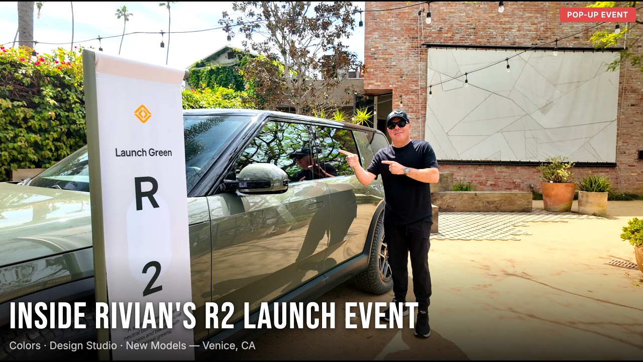 Rivian R2 Block Party in Venice, California - Full Review of Space & Vehicle Interior / Options!