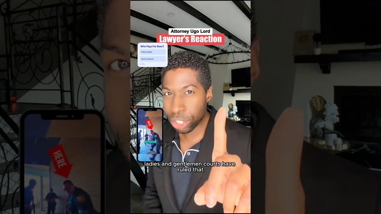 Police Break Down Door… Then Learn Suspect Isn’t Home. Who Pays? Attorney Ugo Lord Reacts!