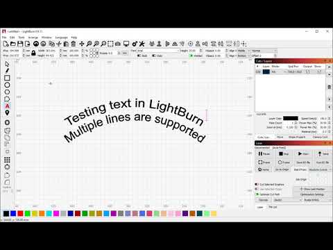 Bending text in LightBurn
