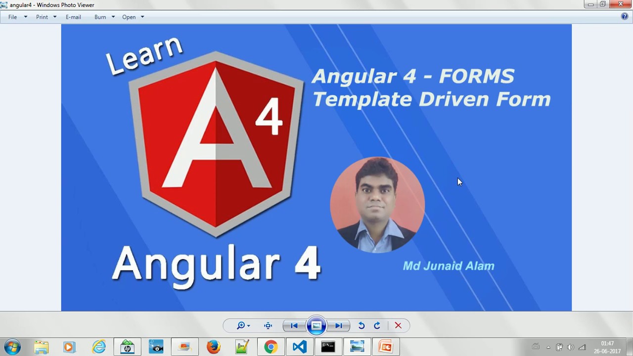 Angular  Forms -   Template Driven Form (Angular 4) -   #17