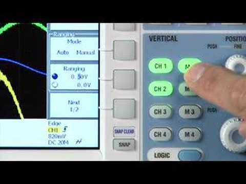 DL9000 Digital and Mixed Signal Oscilloscope: User Interface