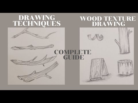 How To Draw A wood Texture / Drawing Tutorials / For Beginners / Complete Guide / Easy Technique #10