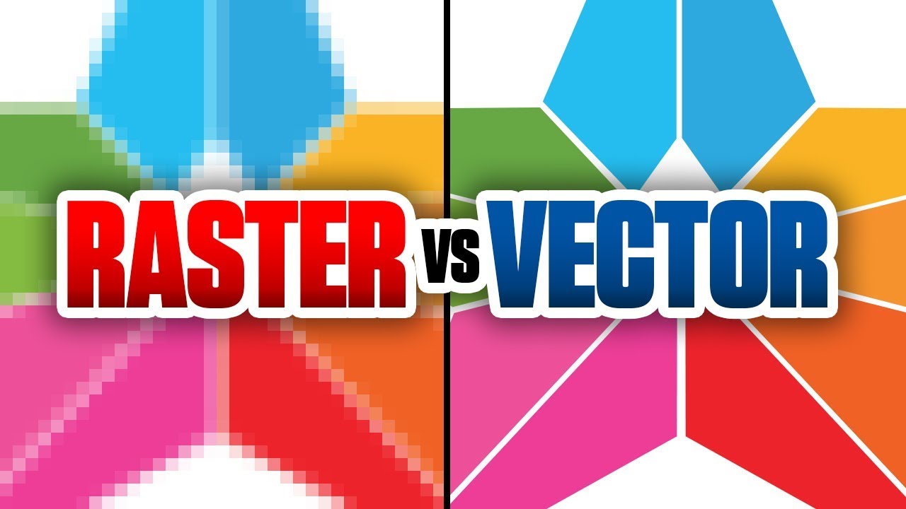 Raster Bitmap vs Vector Graphics