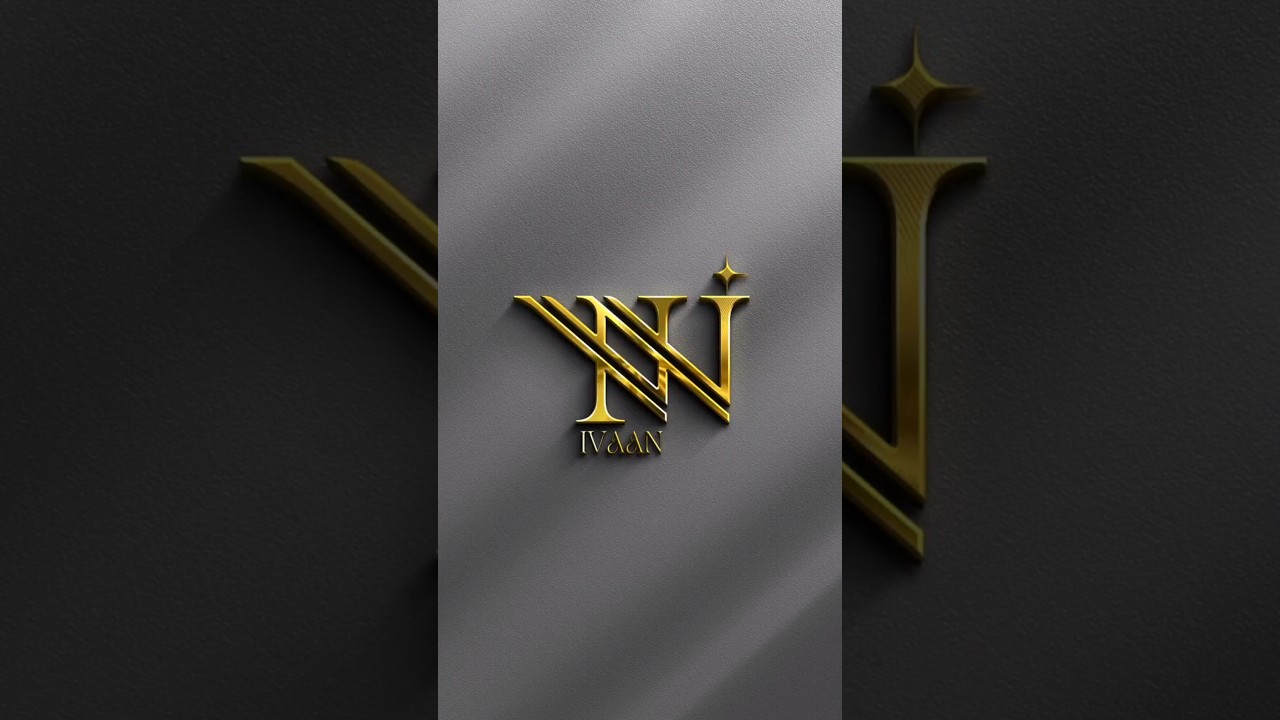 Logo name IVAN👌😍 #ivan #brand #trending #3d #tattoo #foryou #fyp #shorts #viral #ytshorts #tiktok