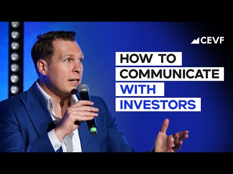 Alexander Mccobin | How to communicate with investors | CEVF 2025