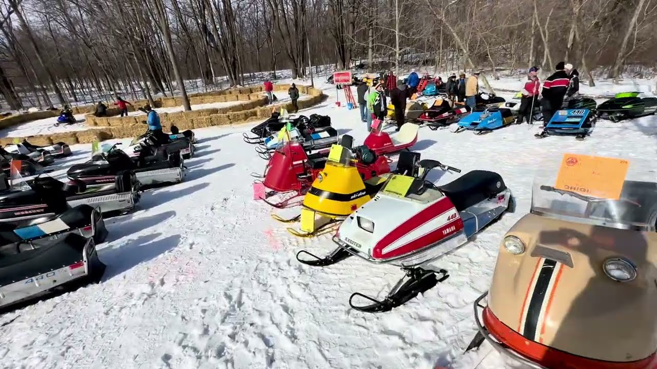 200 PLUS!  Vintage Snowmobiles at Show 2026
