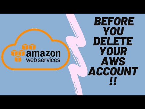 Before you delete your AWS account permanently! #AWS #AmazonWebServices #CreditCard #payment