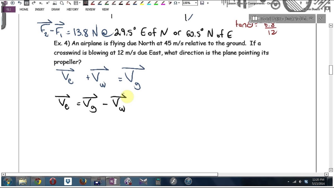 Physics 11 U7L2 Vector Components