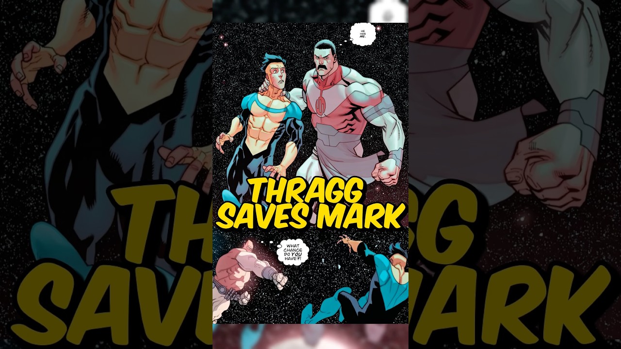 Thragg SAVES Mark From Allen?! #invincible #invincibleseason3 #thragg #shorts