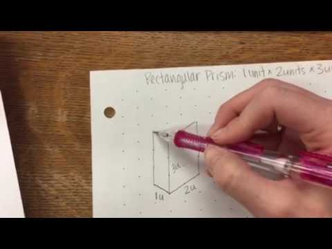 How to Draw 3-D Rectangular Prisms on Isometric Dot Paper