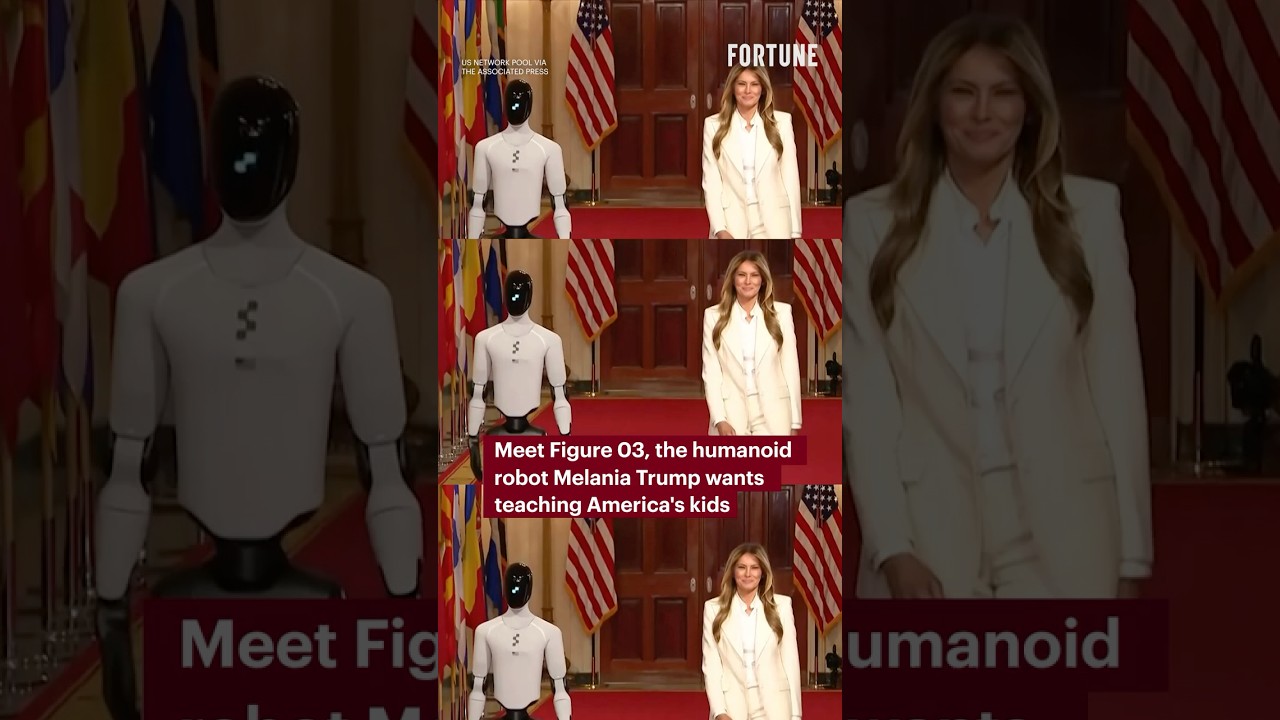 Meet Figure 03, the humanoid robot Melania Trump wants teaching America's kids #robot #news