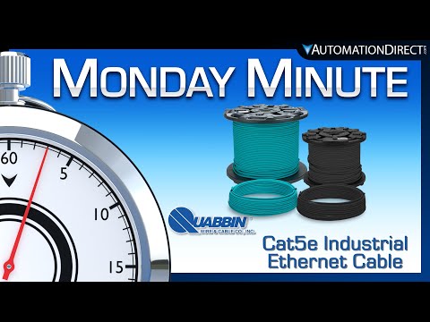 Cat5e Ethernet Cable from Quabbin from AutomationDirect