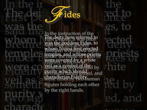 Fides - Masonic Dictionary #shorts