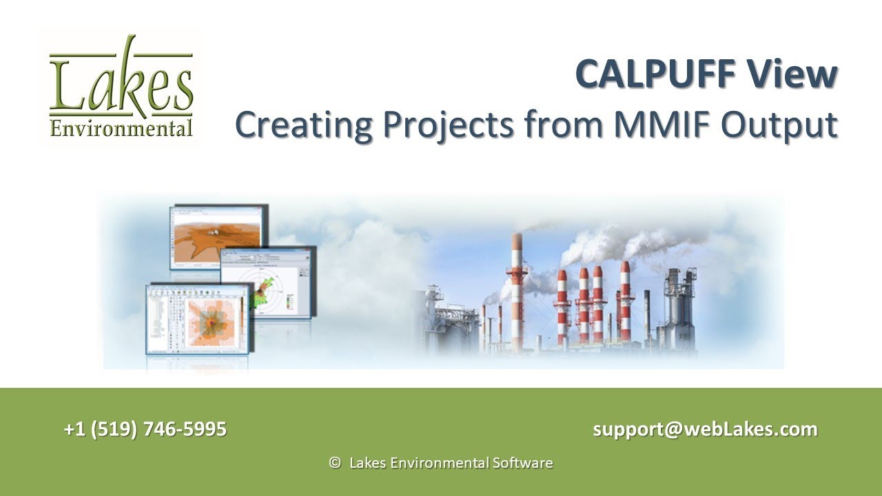 CALPUFF View Creating Projects from MMIF Output