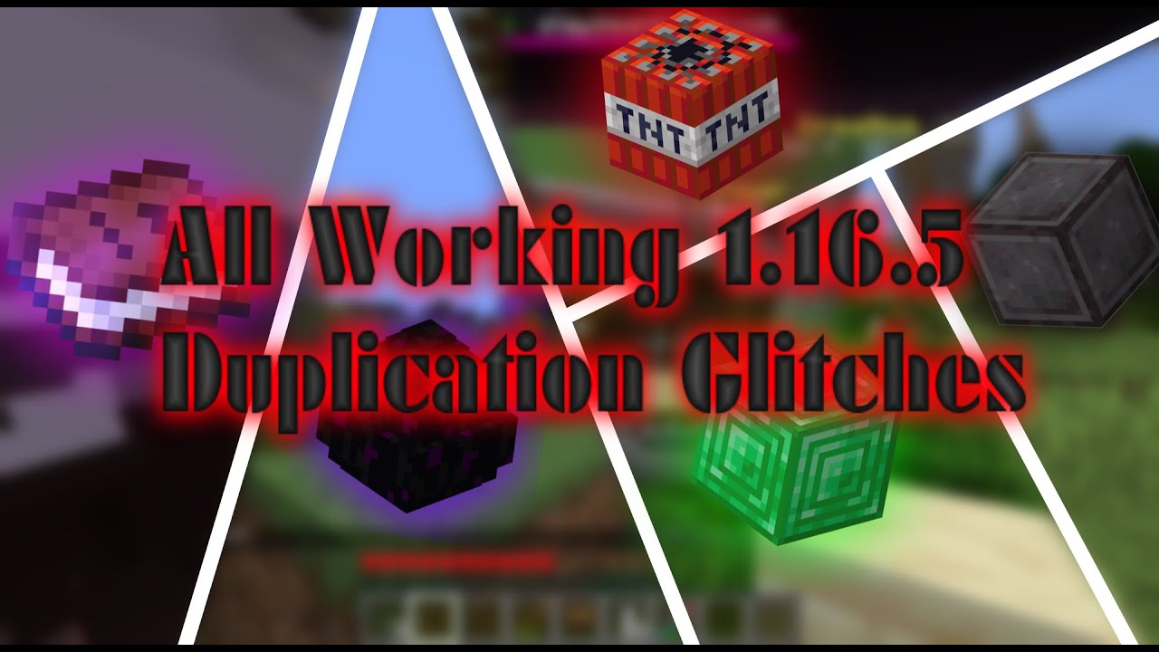 Minecraft Java 1.16.5 All Working Multiplayer Duplication Glitches! (Realms & Paper)