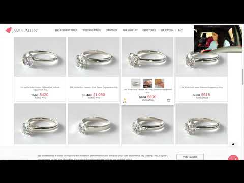How to choose the perfect ring/ Navigating the James Allen website