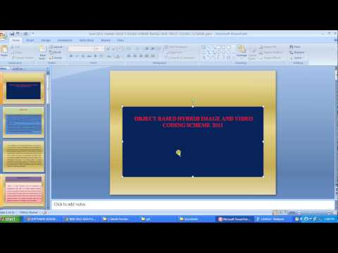 ieee 2011 matlab OBJECT BASED HYBRID IMAGE AND VIDEO CODING SCHEME