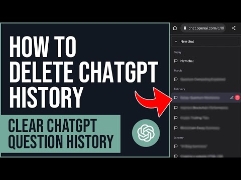 How To Delete ChatGPT History (QUICK TUTORIAL)